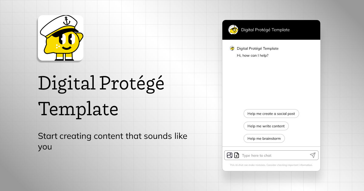 Digital Protégé Template