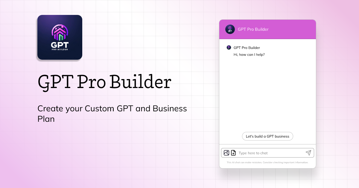 GPT Pro Builder
